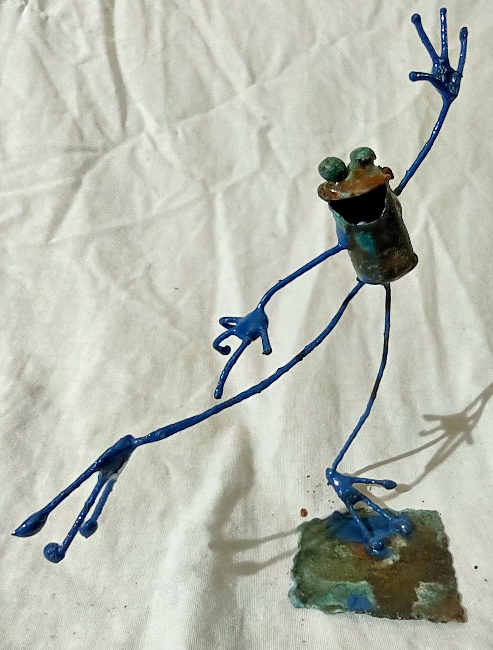Copper Frog Sculpture – Whimsical Frog Sculpture and Friends